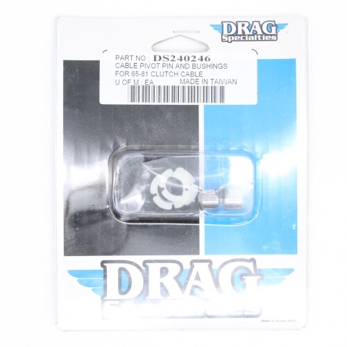 Drag Specialties Cable Pivot Pin & Bushings Set Part Number - DS24046 ...