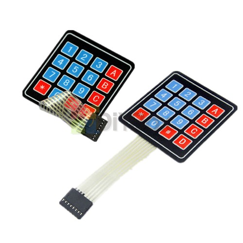 5Pcs 4 x 4 Matrix Array 16 Key Membrane Switch Keypad Keyboard AVR Fit ...