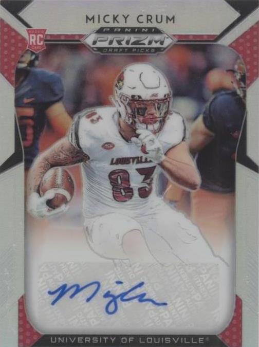 2019 Panini Prizm Draft - Draft Picks Micky Crum #223 Silver Prizm ...