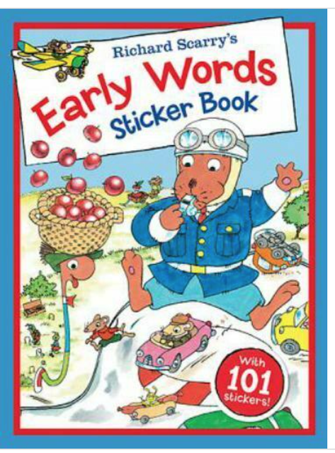 Richard Scarry's Early Words Sticker Book : With 101 Stickers! by ...