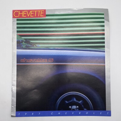 Original 1987 Chevrolet Chevette Sales Brochure Chevy | eBay