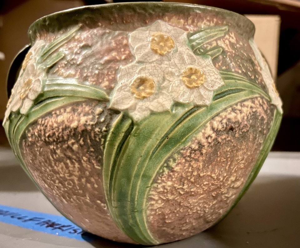 Jonquil Jardiniere (Daffodil bowl) Arts & Crafts 1930s Roseville ...