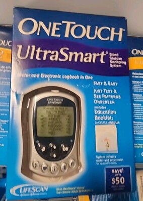BRAND NEW OneTouch UltraSmart Blood Glucose Monitoring System Monitor ...