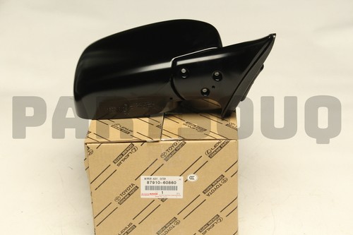 8791060860 Genuine Toyota MIRROR ASSY, OUTER REAR VIEW, RH 87910-60860 ...