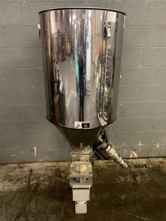 Una-Dyn Solid Stainless Steel Cone Hopper TSC-150 DURAIR II Actuator ...