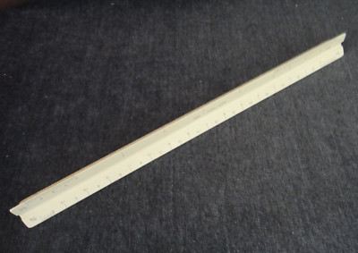 Vintage Tacro No. 4854 Plastic Triangular Architect 12" Scale Ruler | eBay