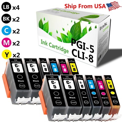 12 Pack PGI5 CLI8 Ink Cartridge for Canon PIXMA MP510 MP530 MP600 | eBay