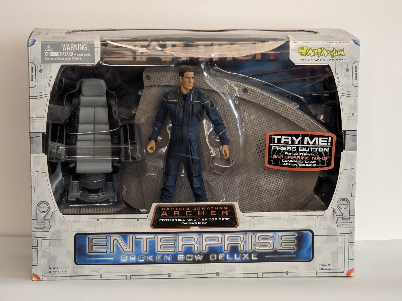 SEALED STAR TREK ENTERPRISE BROKEN BOW DELUXE NX-01 BRIDGE BASE CAPTAIN ...