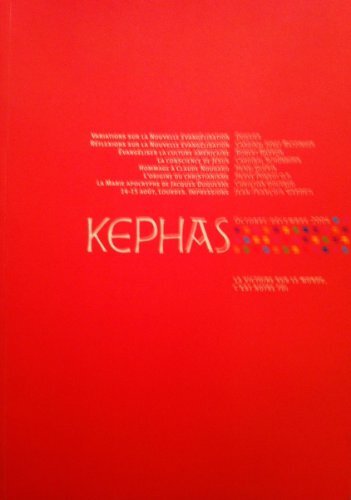 Kephas numero 11 - juillet-septembre 2004. Dossier : Tradition et ...