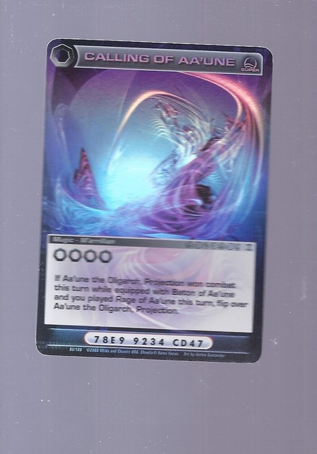Chaotic Mugic card Super Rare Calling of AA'une | eBay