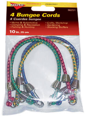 12 PAK Keeper 4PK 10inMini Bungee Cord. It has 1001 uses for around the ...