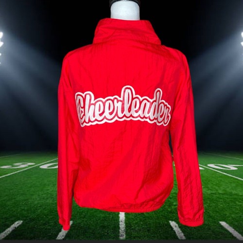 Vintage Red Body Wrappers 80s Texas Cheerleading Windbreaker Jacket ...