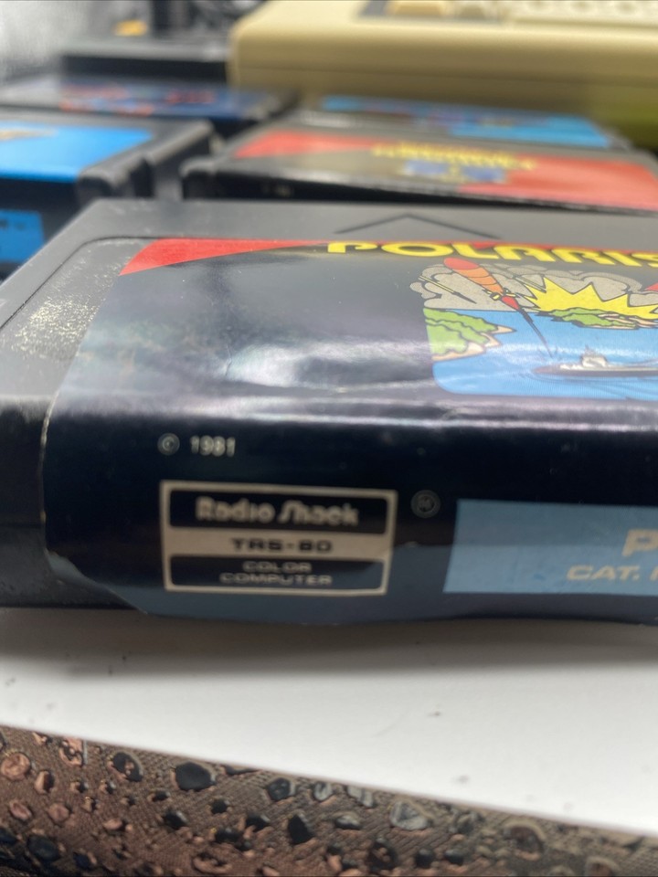 RadioShack TRS-80 64K Color Computer 2 W/ 3 Remotes & 10 Cartridges ...