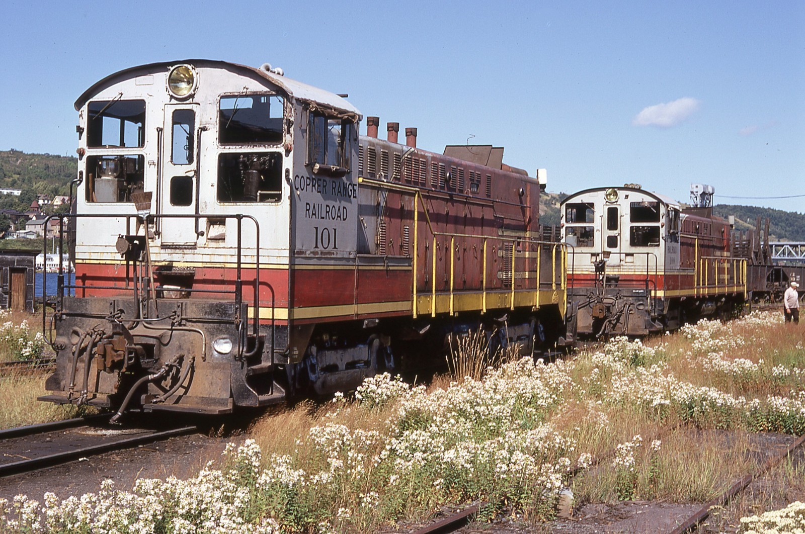 JT ORIGINAL SLIDE COPR COPPER RANGE RR DS-4-4-1000 #101 - HOUGHTON MI ...