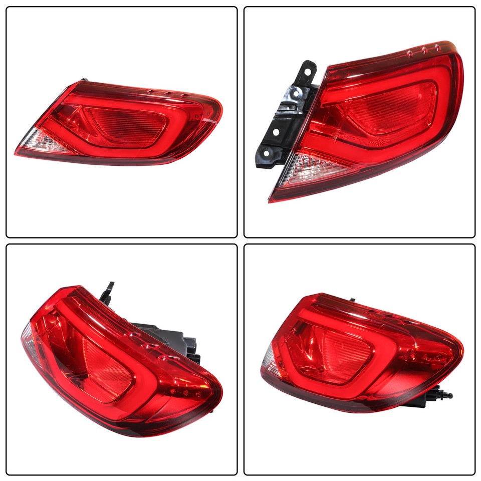 Rear Outer Red For Chrysler 200 2015-2017 Passenger/Right Side LED Tail ...