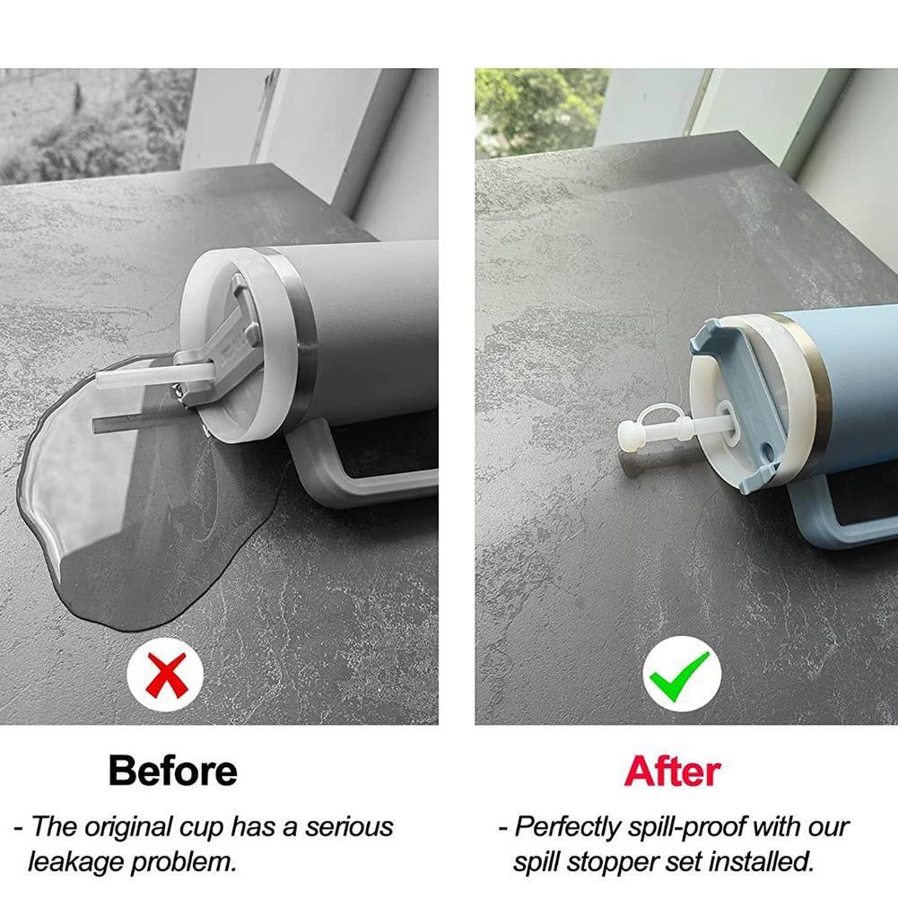 5Set 6Pcs/set Water Cup Anti-spill Stopper Silicone Anti-Leakage ...