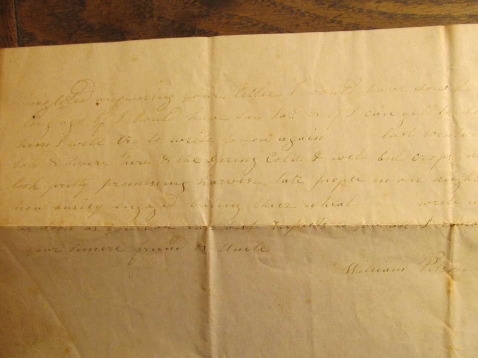 Antique Ephemera 1850s Stampless Letter Ohio to VA Family Matters | eBay