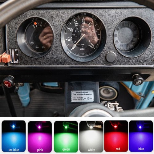 For VW Type 2 Baywindow T2 T25 T3 Dashboard Speedo 3 x LED Bulbs Green ...