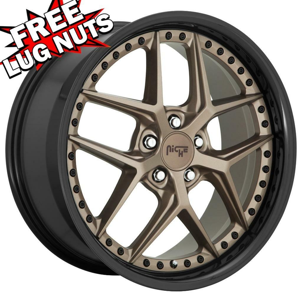 20 inch 20x10.5 Niche M227 VICE MATTE BRONZE wheel rim 5x112 +40 | eBay