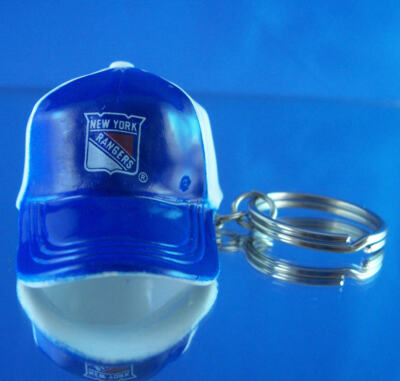 NEW YORK RANGERS HOCKEY MINI TEAM CAP HAT KEYCHAIN 2" LONG NHL LICENSED ...
