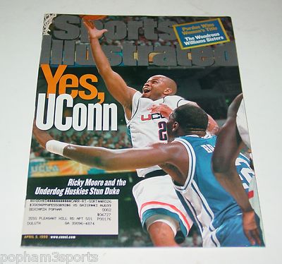 RICKY MOORE - Sports Illustrated SI Magazine - UConn Huskies - April 5 ...
