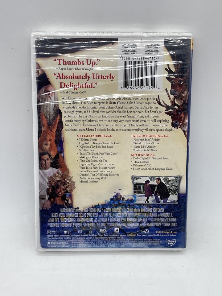 The Santa Clause 2 - Walt Disney Pictures - DVD 2002 | eBay
