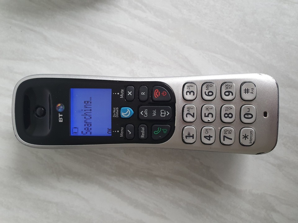 BT 2200 Single Cordless Phone With Loud Speaker Back Light Large Screen ...