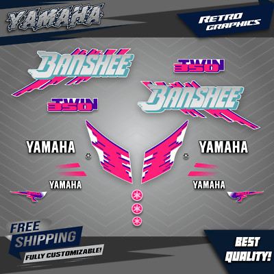 YAMAHA BANSHEE 350 (FITS ALL YEARS) OEM GRAPHICS KIT | eBay