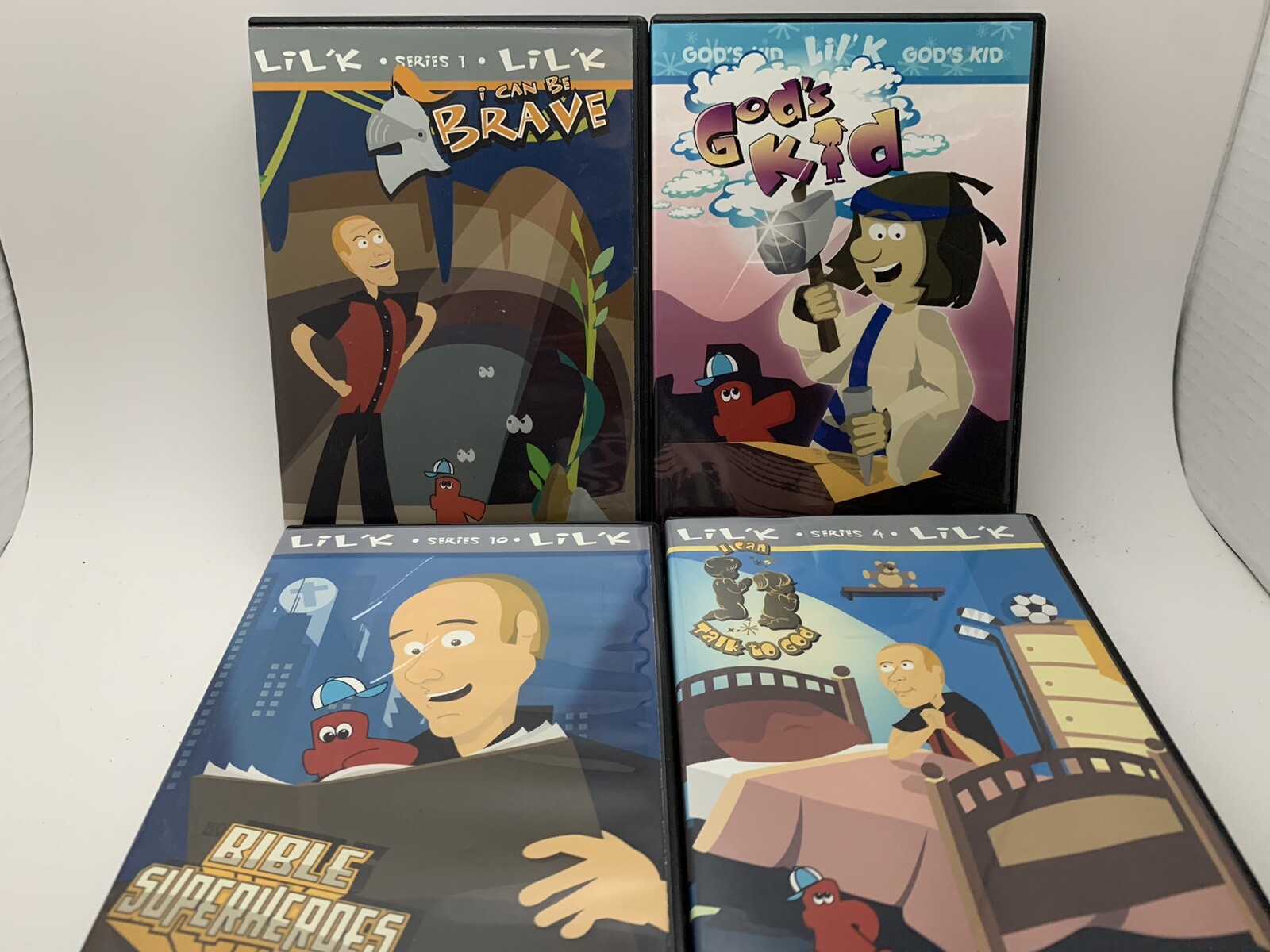 KidMo CD/DVD Lot of 4 Series 1, 4, 10 and God’s Kid Bible Study Lil'K ...