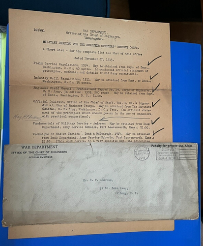 1917 WAR DEPT WWI OFFICIAL +CONFEDERATE REUNION SLOGAN +LETTER ! CHIEF ...
