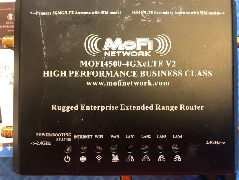Mofi Network MOFI4500-4GXeLTE-SIM4-GPS V2 4G/LTE Router w/ GPS | eBay