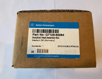 Agilent Analytical Head Assembly 40 ul 1260 Infinity II G7129-60084 | eBay