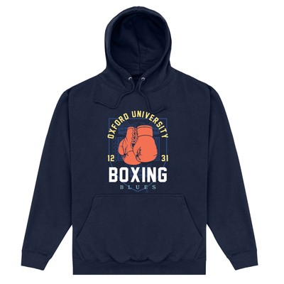 Oxford University Boxing Unisex Hoodie - Navy X-Small Navy Blue | eBay