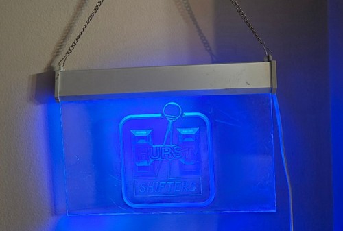 Neon Sign Hurst Shifter Blue | eBay