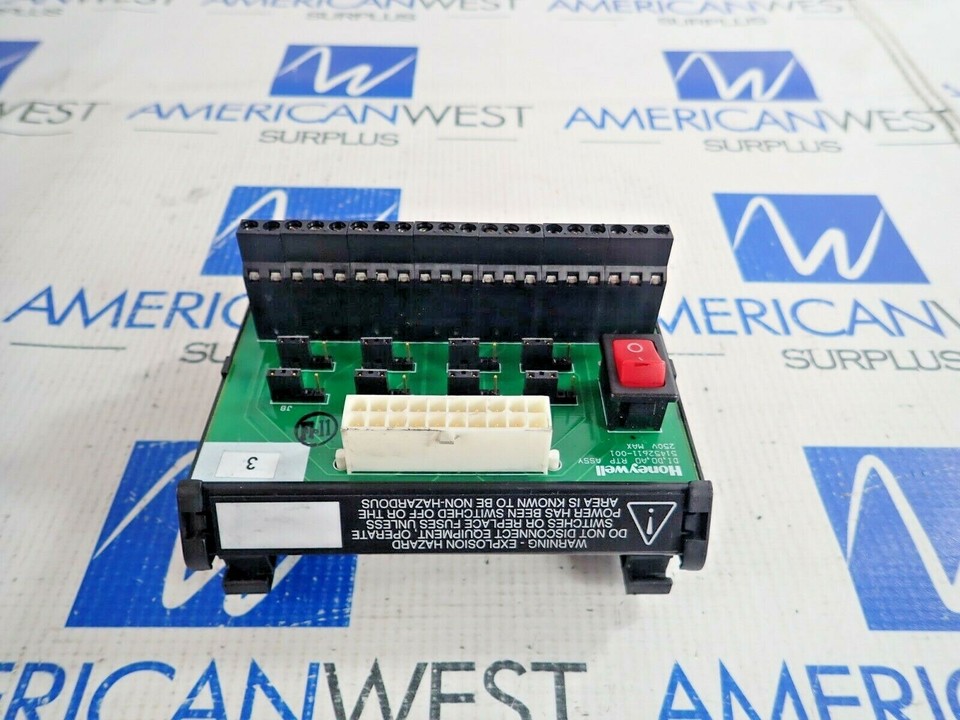 HONEY WELL 900RTS-0001 REMOTE TERMINAL PANEL 51452611-001 250V MAX | eBay