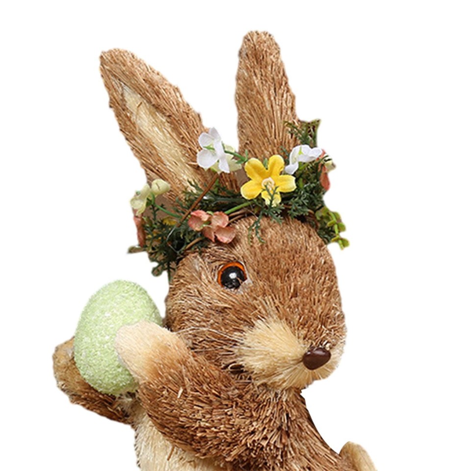 Easter Figures Easter Bunny Statue Figure Easter Party Decoration ...