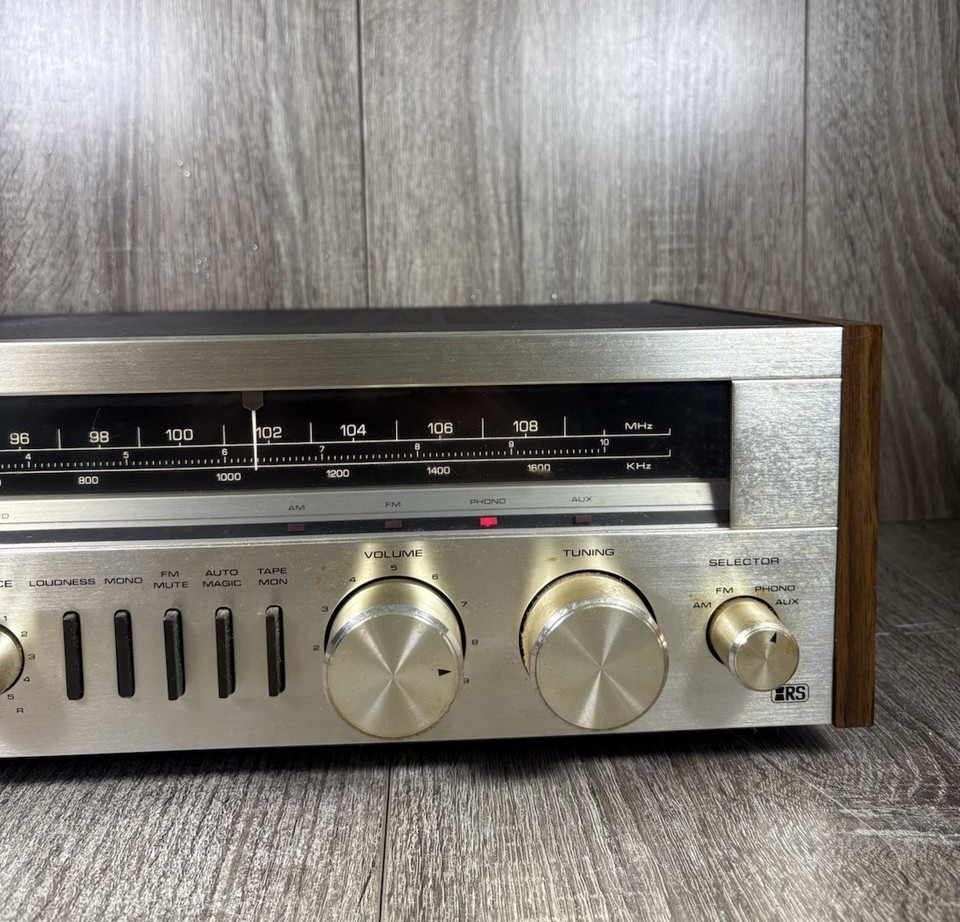 Vintage Realistic STA-110 Vintage AM/FM Stereo Receiver Silver Face ...