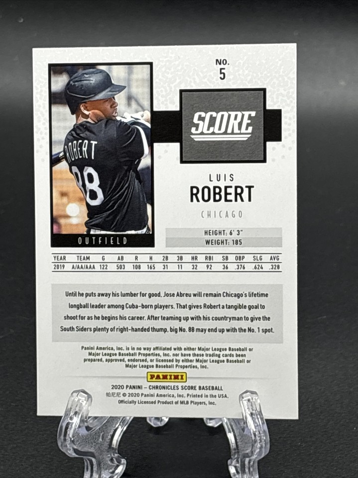 2020 Score Luis Robert Rookie Card R27131 | eBay