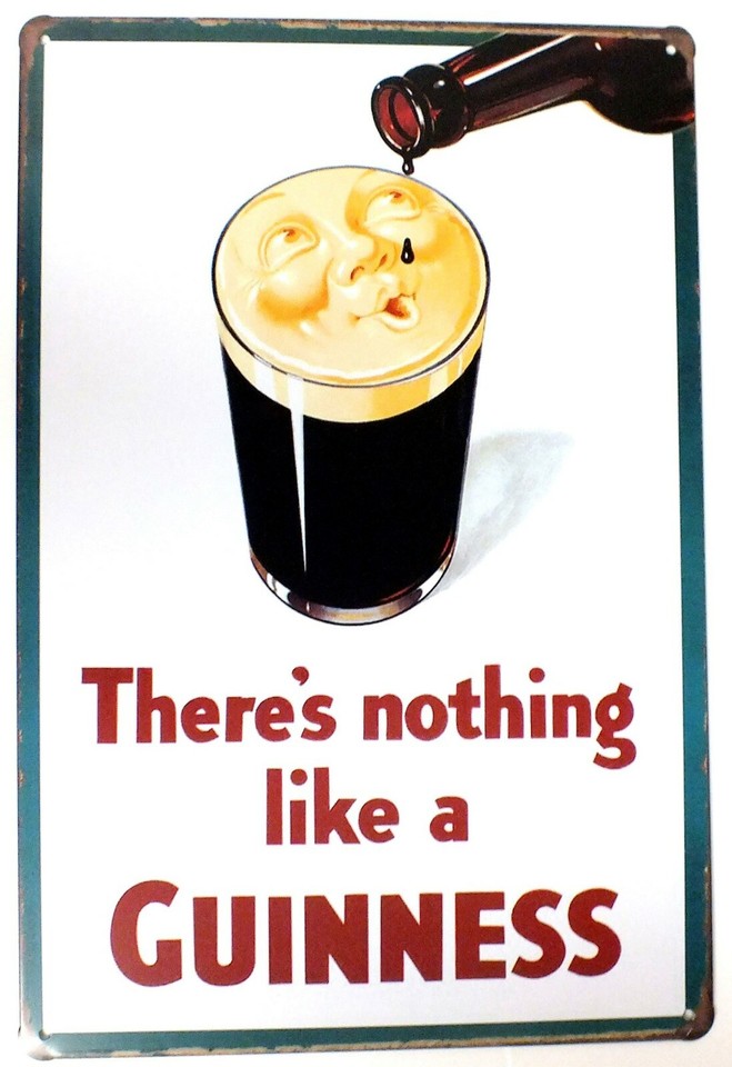 Tin Metal Sign Alcohol Drinks Bar Pub Vintage Retro Wall Club Tavern ...