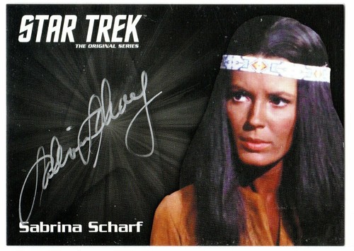 STAR TREK TOS ARCHIVES & INSCRIPTIONS SABRINA SCHARF MIRAMANEE SILVER ...