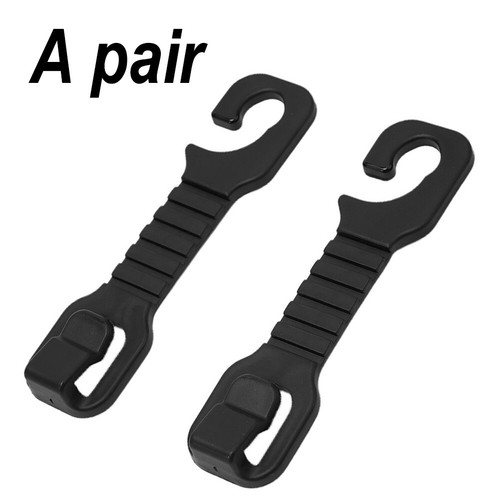 Car Chair Hooks 2pcs 9.5x2.5cm Auto Fasteners Auto Parts Car Seat Back ...