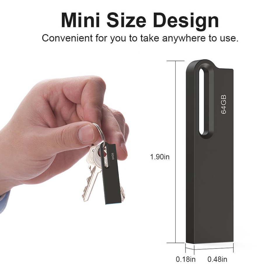 5/10PCS 16G 32G 64G USB 2.0 Flash Drive Thumb Drive Memory Stick For PC ...