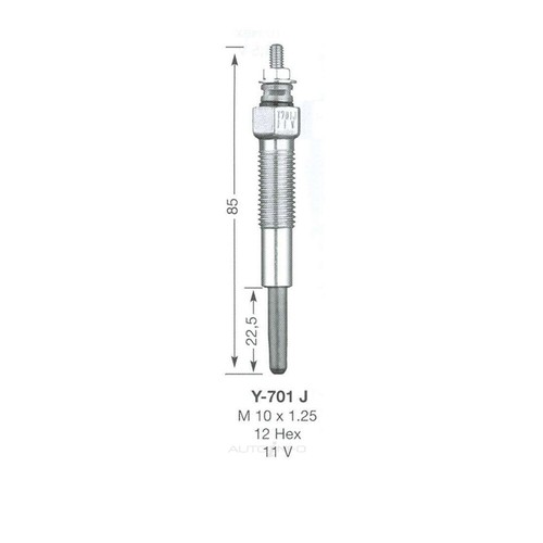 New Genuine NGK Glow Plug #Y-701J | eBay