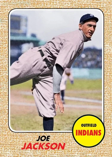Shoeless Joe Jackson Baseball Card