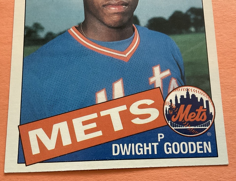 1985 Topps Baseball Super 5 x 7 #7 ~ DWIGHT GOODEN ROOKIE CARD ~ New ...