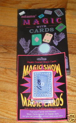 Adams' Magic with Cards and Magic Show magic cards lot | eBay