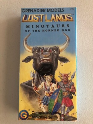 Grenadier Miniatures Box Minotaurs of the Horned God Lost Lands #3006 D ...