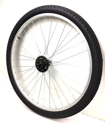 29" Bicycle Rear Alloy Wheel 6-Speed Freewheel 2.0" Tire 29er Mountain ...