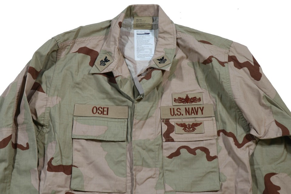 Original US Navy DCU Jacket - Desert Combat Uniform BDU | eBay