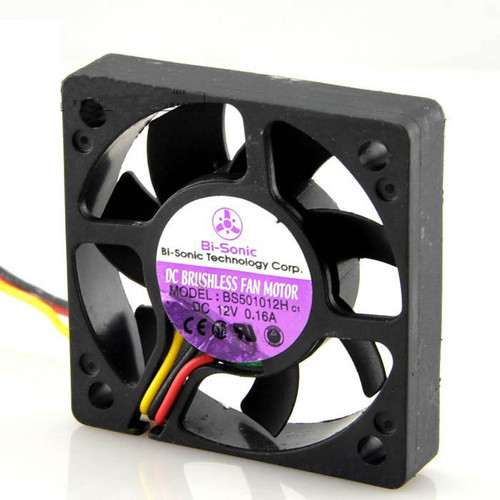 1X computer CPU cooling fan 3-wire BS501012H 50*50*10mm 5010 5CM 12V | eBay